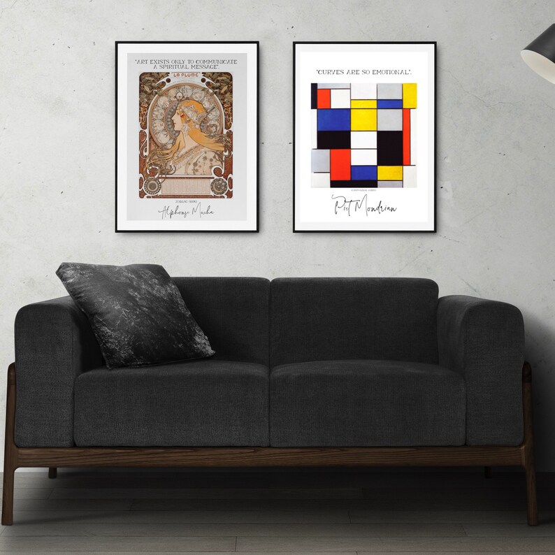 PIET MONDRIAN PIET Printable Instant Download Impressionism Wall Art ...