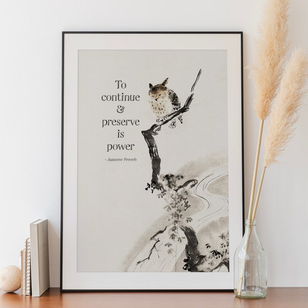 Japanese Proverb - Etsy