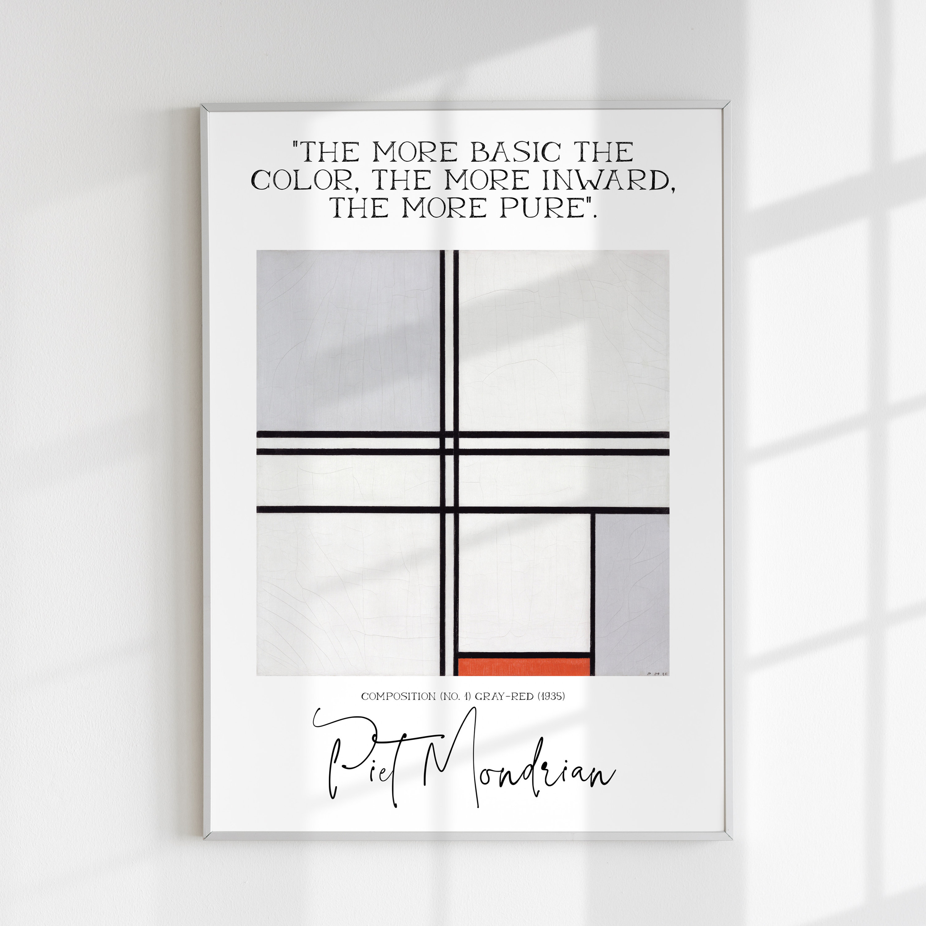 PIET MONDRIAN Impressionist Art Printable Quote Printable Impressionism ...