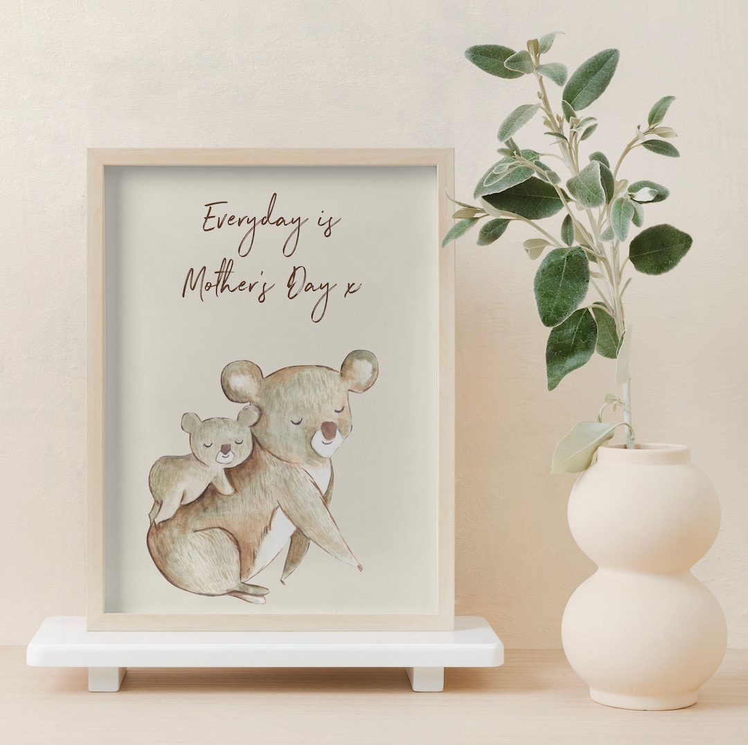 Mothers Day Gift Printable Quote Poster Text Print Digital Download for ...