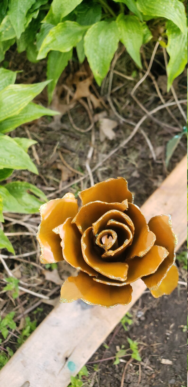 Stainless Steel Rose - Etsy