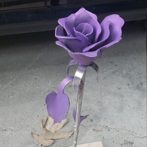 Stainless Steel Rose - Etsy