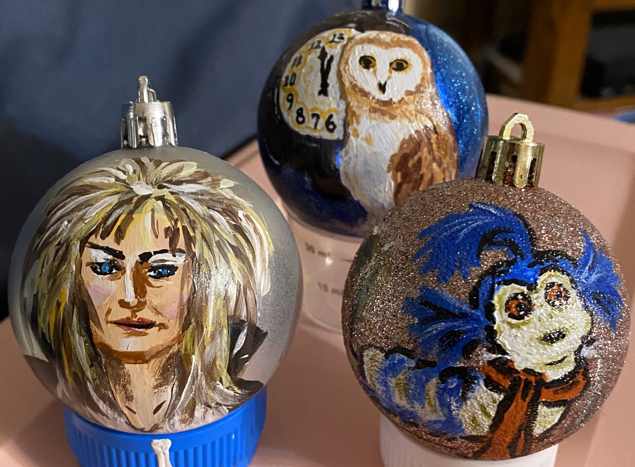 Labyrinth Fan Art Hand Painted Labyrinth Inspired Ornaments - Etsy