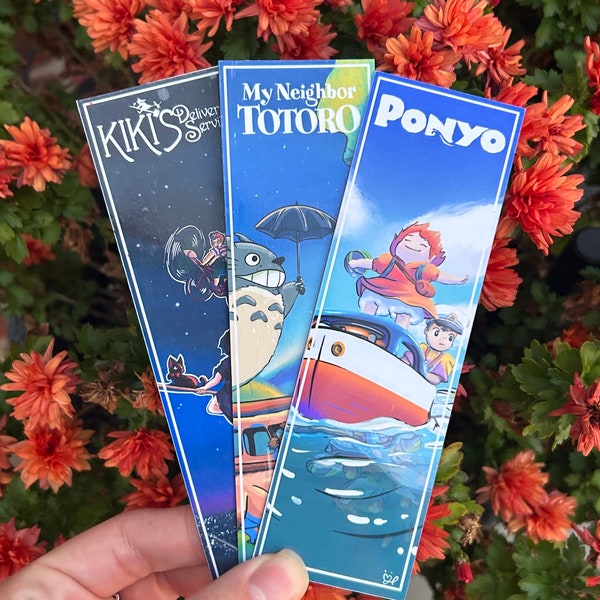Ghibli Bookmark - Etsy