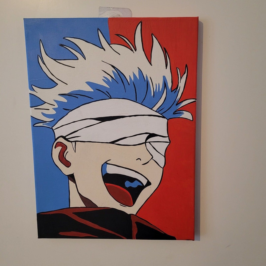 Gojo Satoru By. Jujutsu Kaisen 30x40 Cm Canvas...hope Style - Etsy