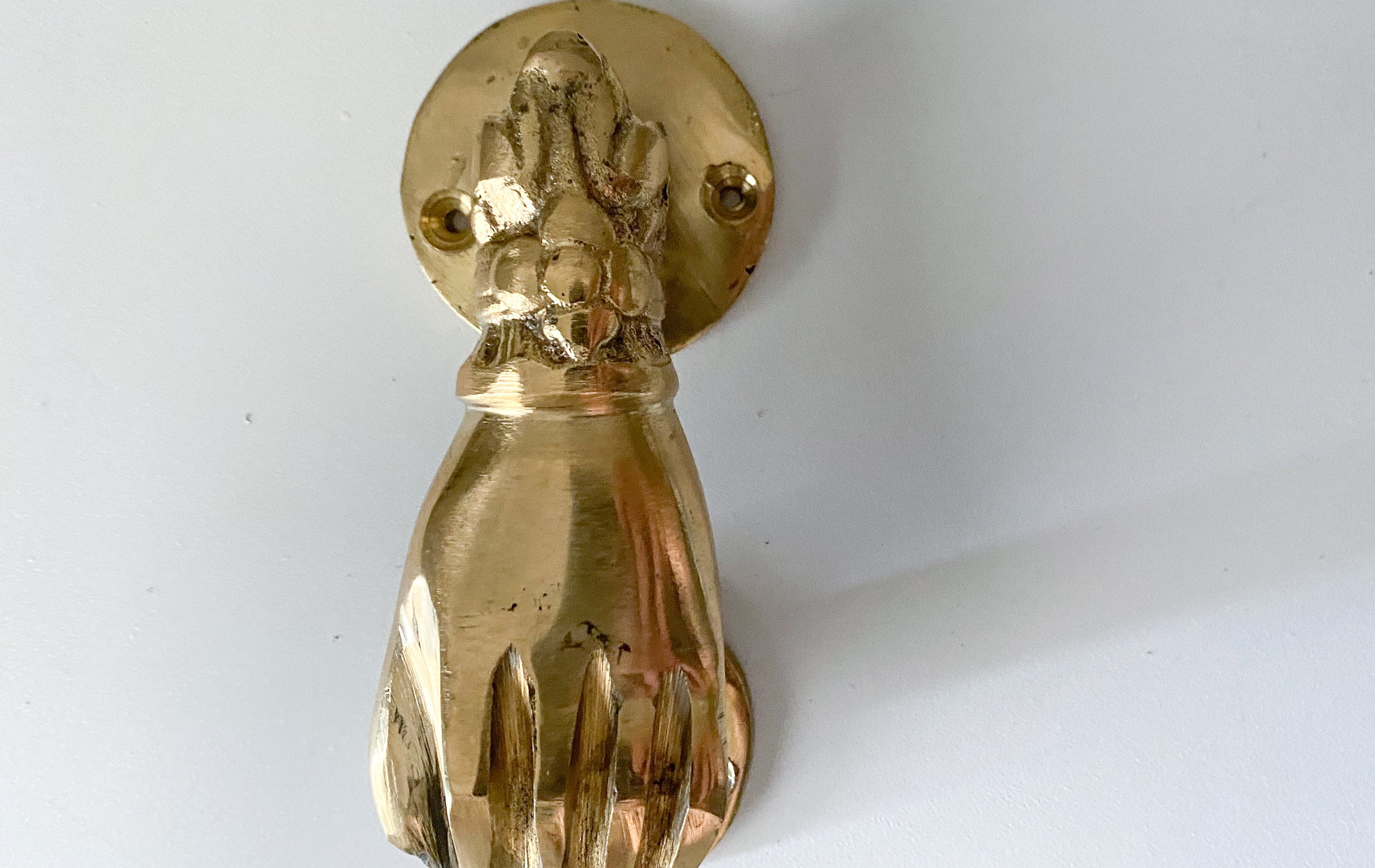 Antique Brass Door Knockers Moroccan Hand of Fatima Hand Door Knocker in Solid Brass Front Door ...