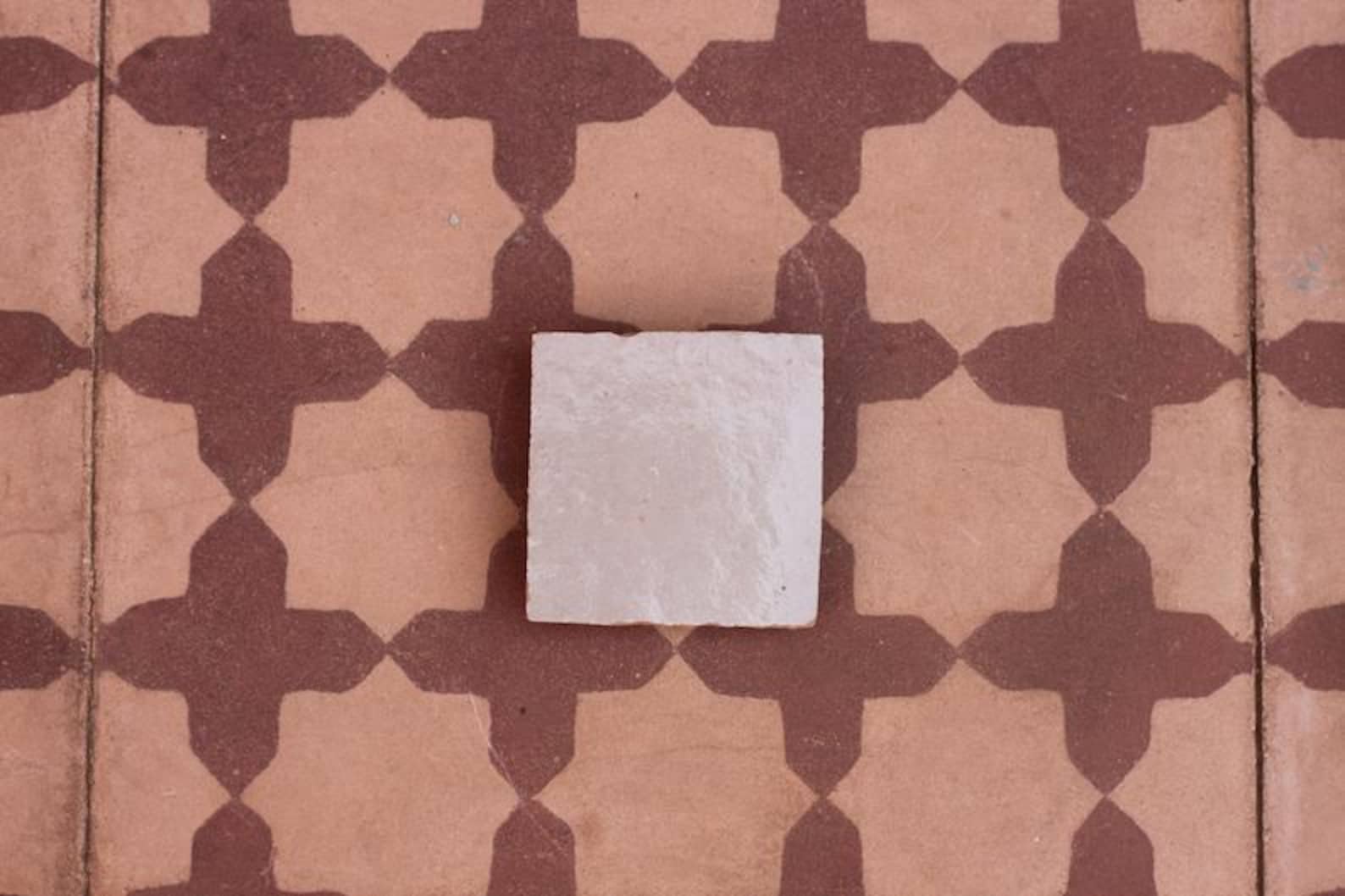 SAMPLE Zellige Tile Moroccan Tile Handmade Square Fireplace Backsplash ...