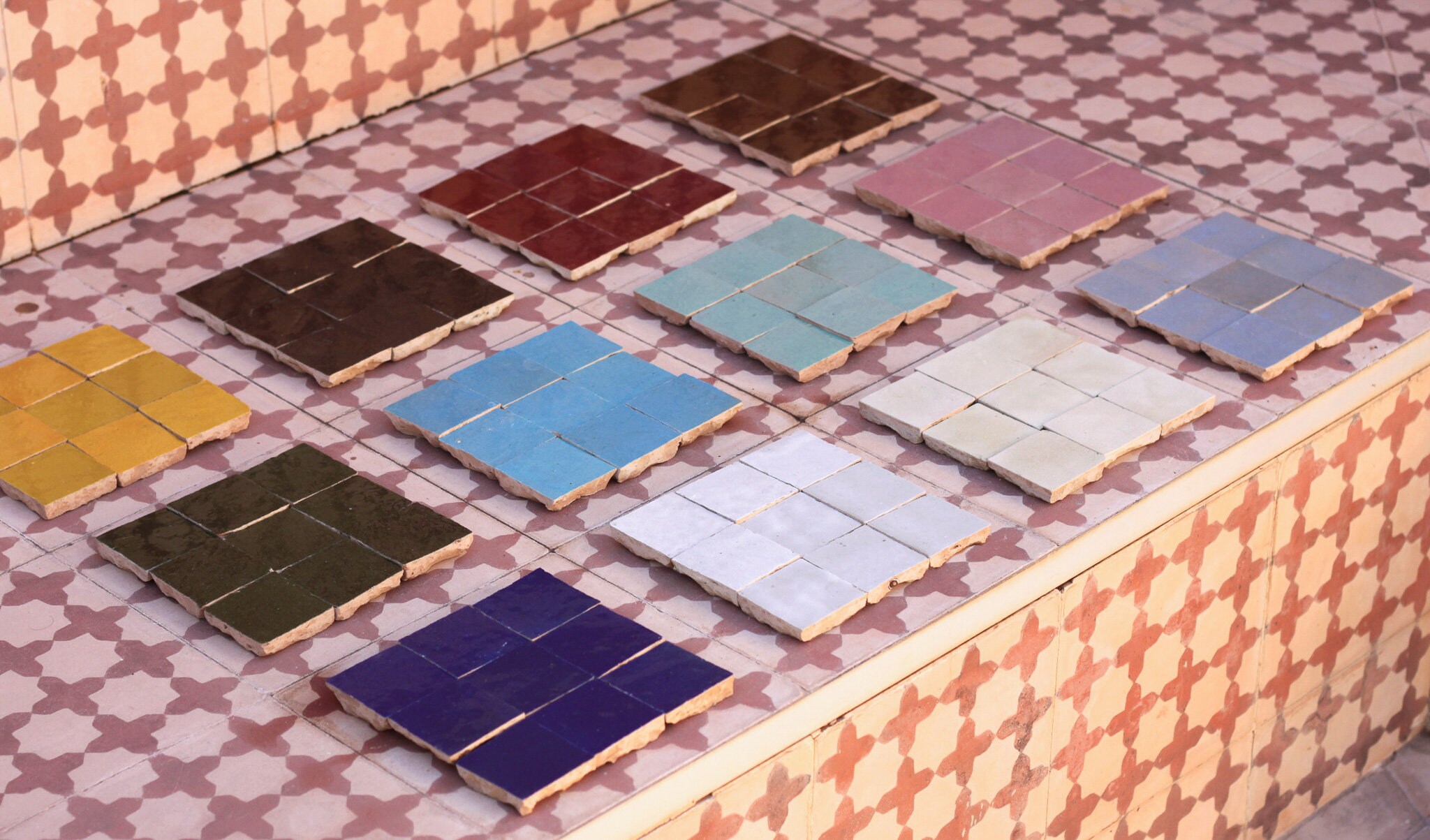 1 Square Foot Dark Red Zellige Tile Moroccan Tile Handmade Square ...