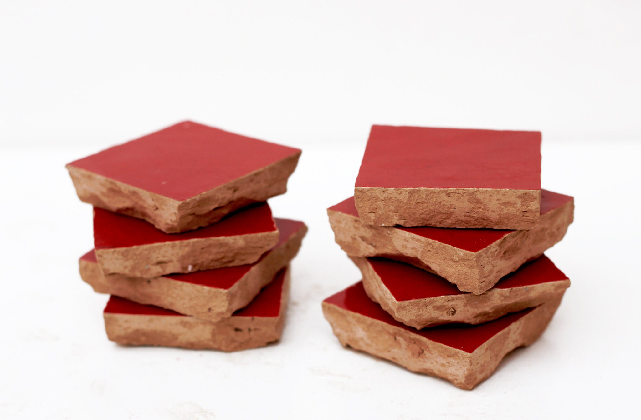 1 Square Foot Red Tile Moroccan Tile Square Handmade Tomato Backsplash ...