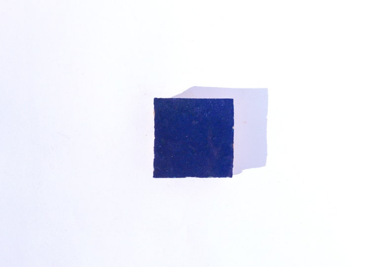 1 Square Foot Dark Blue Zellige Tile Moroccan Indigo Tile Handmade ...