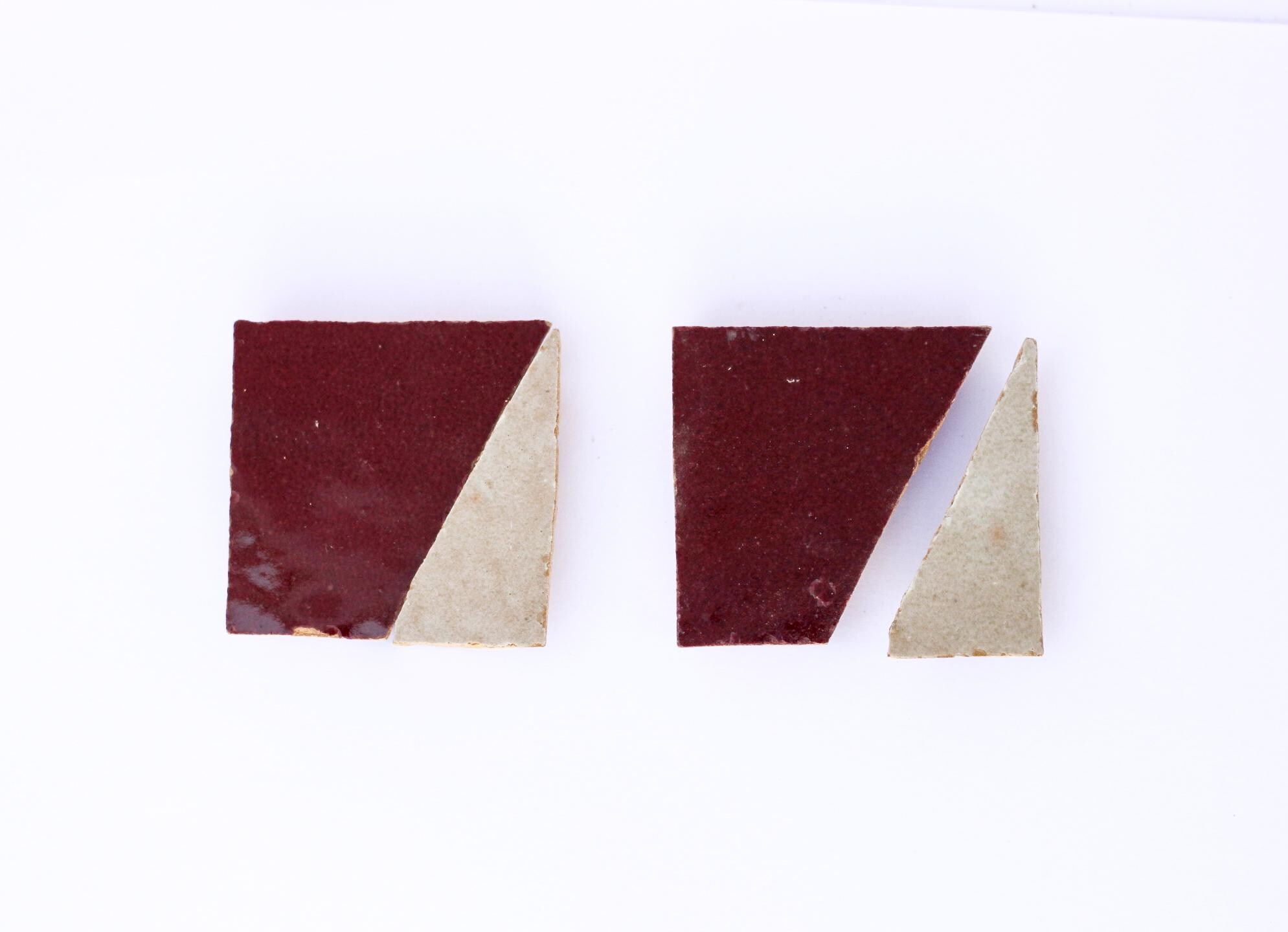 1 Square Foot Zellige Tile Moroccan Geometric Design Triangle Handmade ...