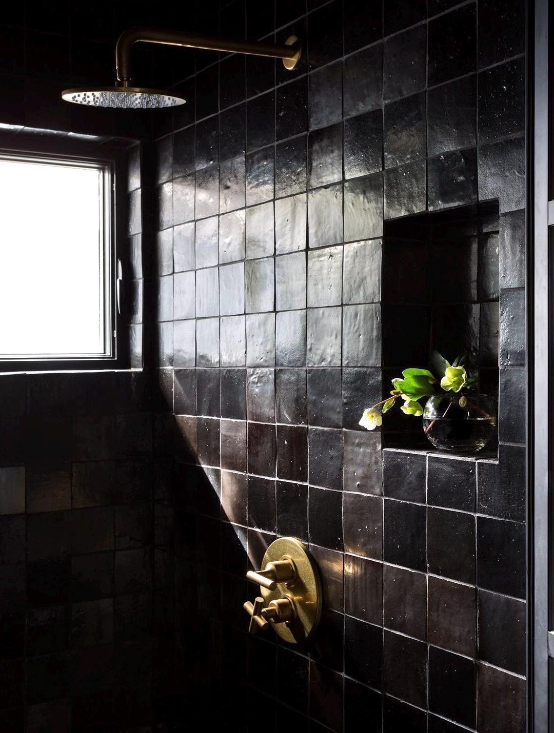 1 Square Foot Black Zellige Tiles Moroccan Tile Handmade Square ...