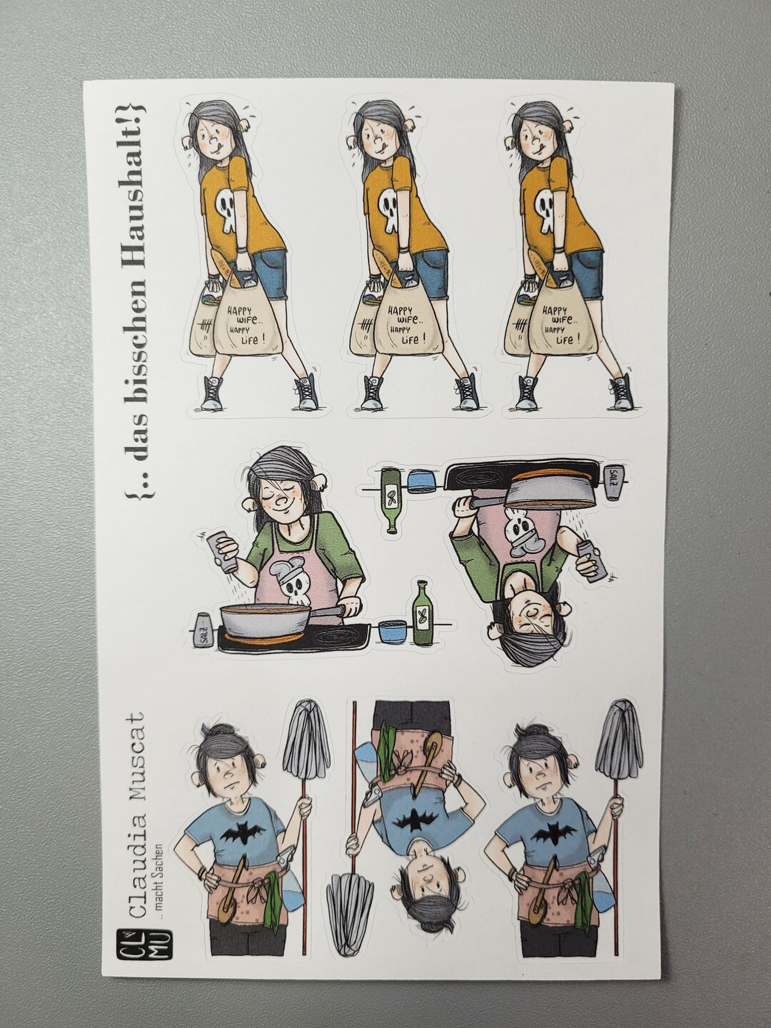 Sticker Sheet "mini's" .. Just a Little Bit of Housework! - Etsy