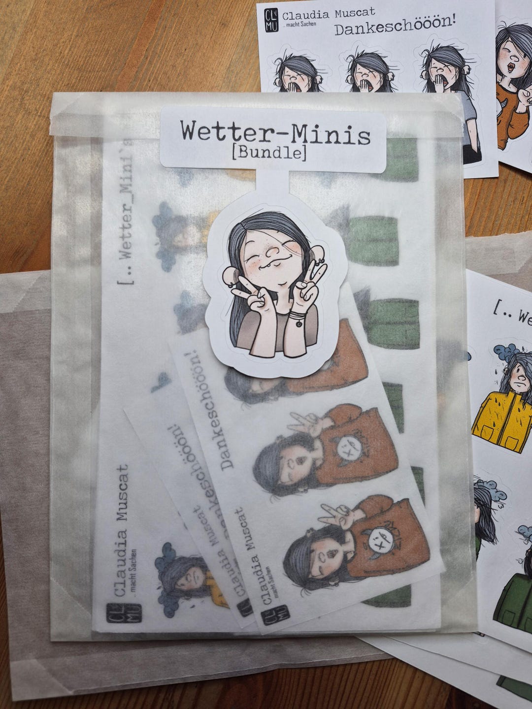 Sticker Sheet "weather Minis" Bundle With 3 Sheets + 2 1/2 Sheets (48 ...