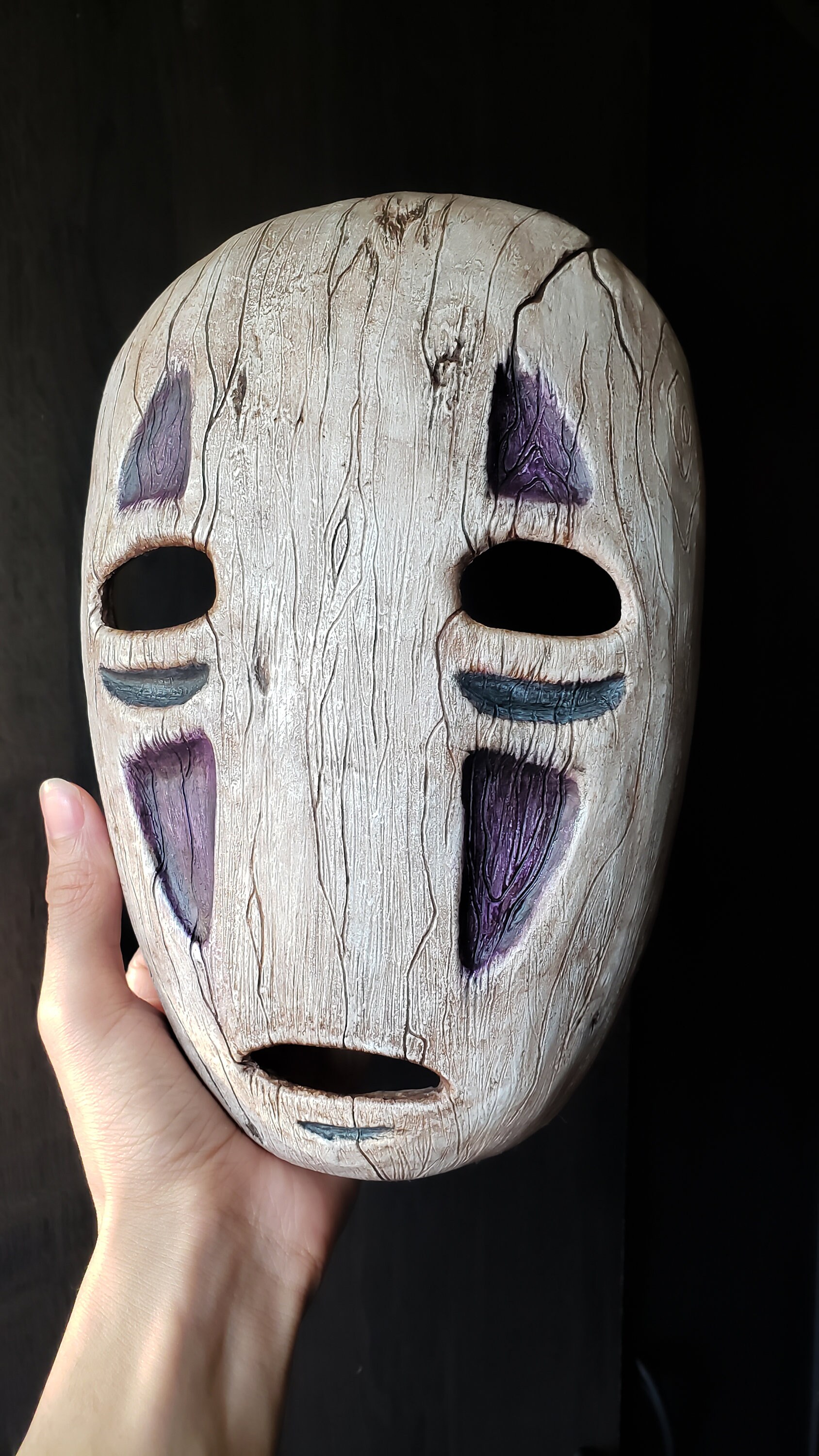 No Face Mask - Spirited Away Realistic/handmade/collection Piece - Etsy