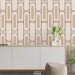 Beige Peelable Stickable Wallpaper, Geometric Wall Murals, Self ...
