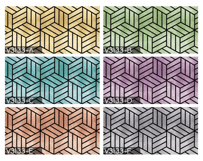 Peel and Stick Geometric Wallpaper, Geometric Tile Design, Contemporary ...