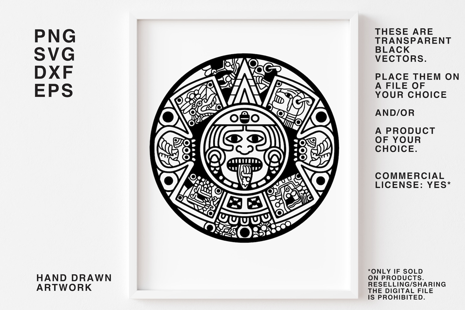 Aztec SVG Cut File Native American Mayan Printable vinyl | Etsy