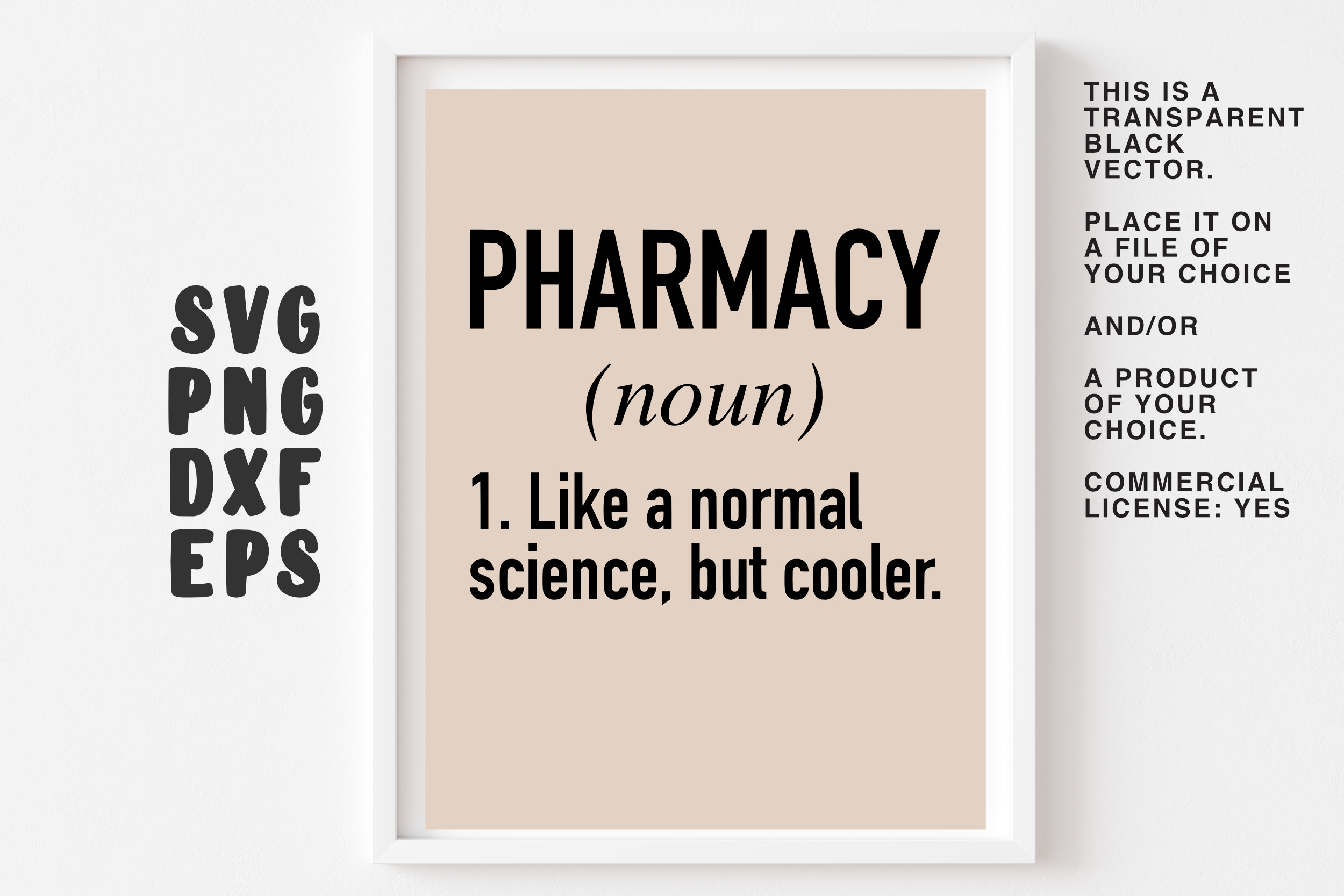 Pharmacy SVG Cut File Pharmacist PNG DXF vinyl decal for | Etsy