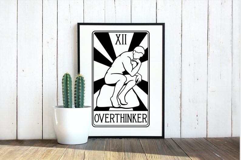 Overthinker SVG Introvert SVG Introverted Svg Anxiety - Etsy