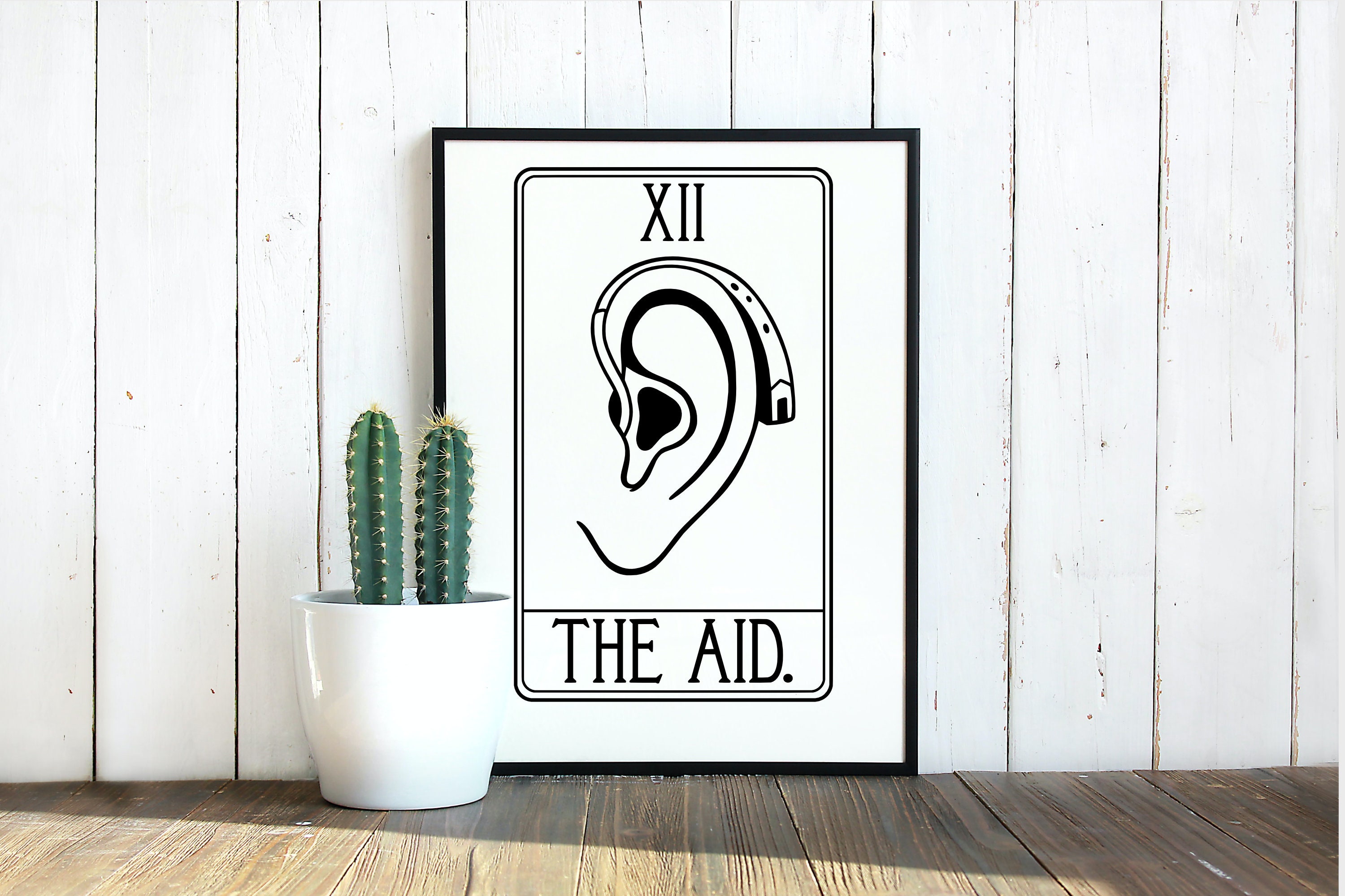 Hearing Aid SVG ASL Tarot Card Deaf Sign Impaired decal - Etsy