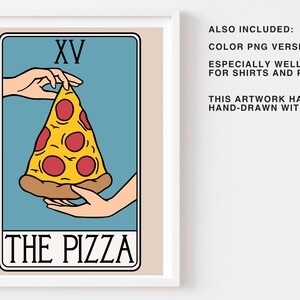 Pizza SVG - Tarot Card - Pizzeria - Italian Food Restaurant - Etsy