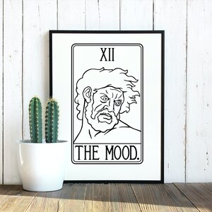 Moody Svg - Art Svg - the Mood Tarot Card - Funny Svg - Sassy Svg ...