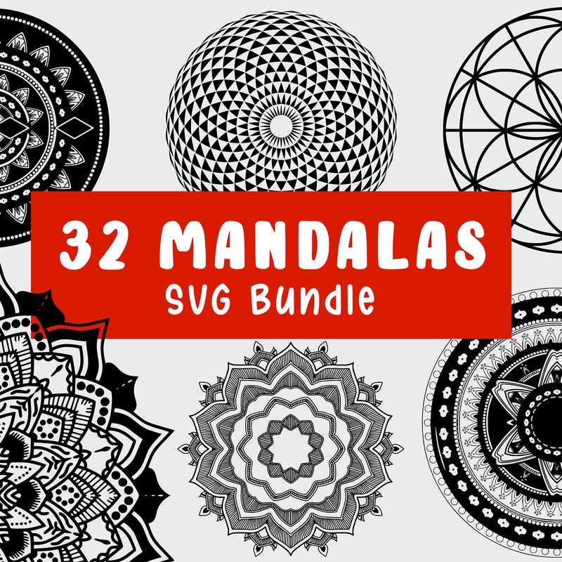 Mandala Svg - Etsy