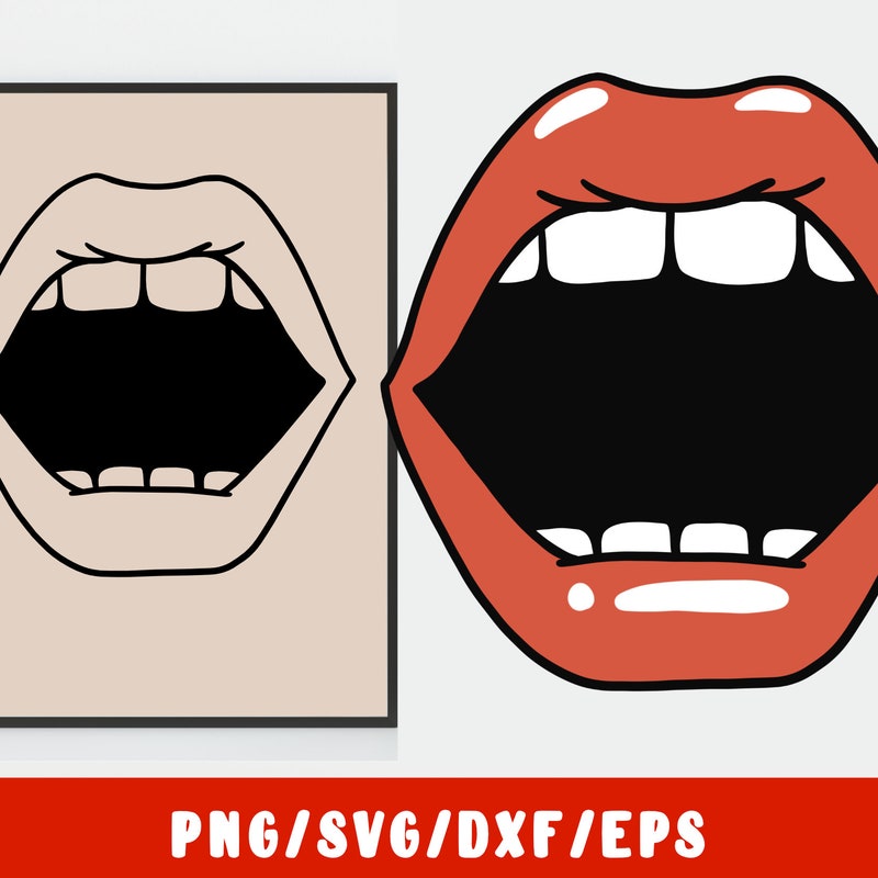 Open Mouth - Etsy
