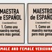 Spanish Teacher SVG Cut File Maestro Maestra De Espanol - Etsy