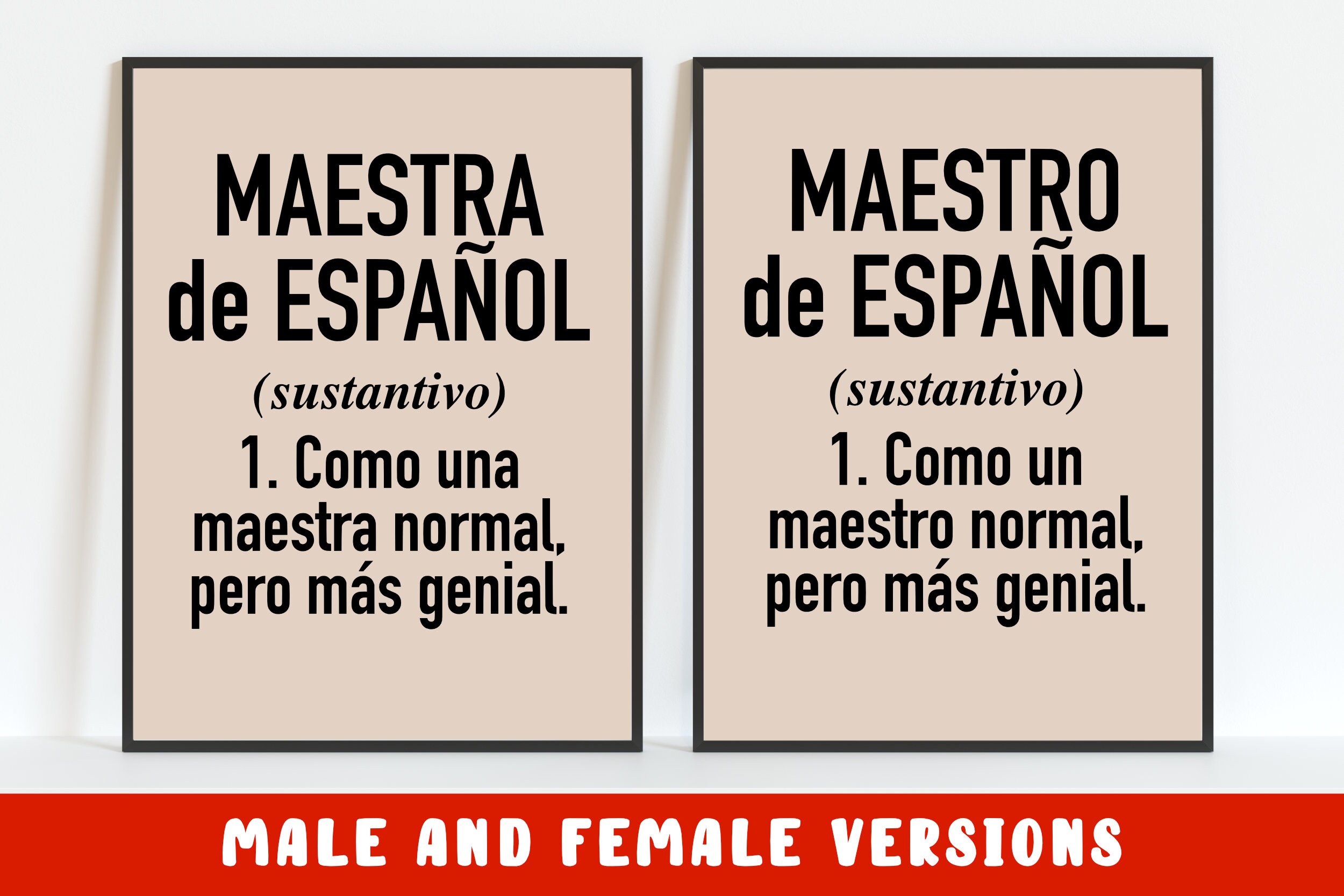 Spanish Teacher SVG Cut File Maestro Maestra De Espanol | Etsy