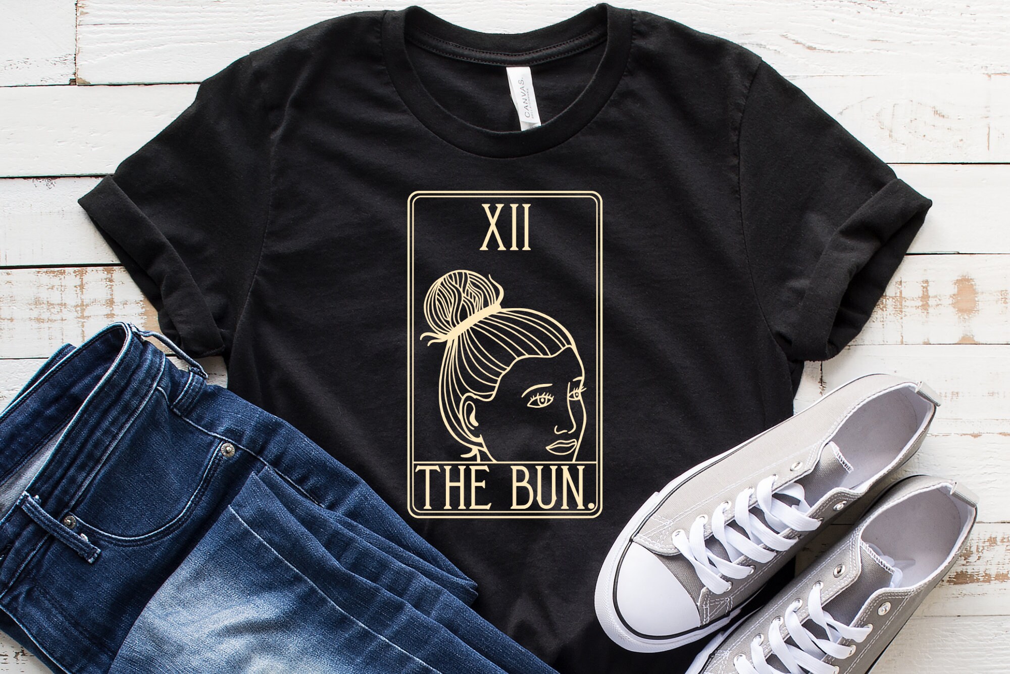 Bun SVG Cut File Messy Hair Svg Feminist Women Svg Cut | Etsy