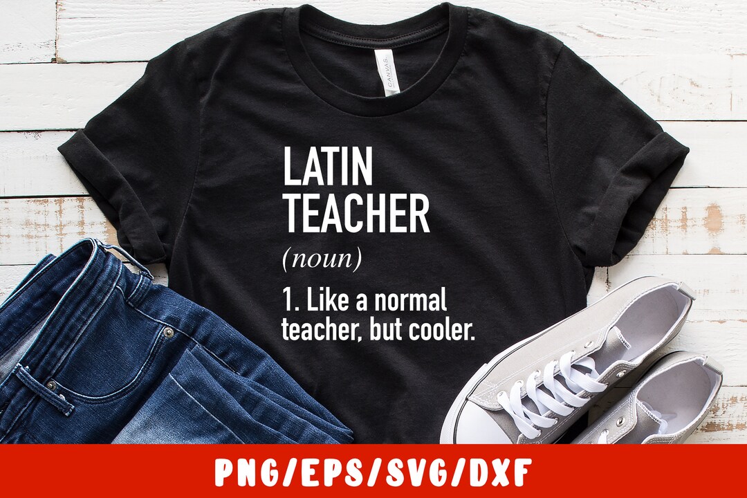 Latin Teacher SVG Cut File vinyl Decal for Silhouette Cameo - Etsy