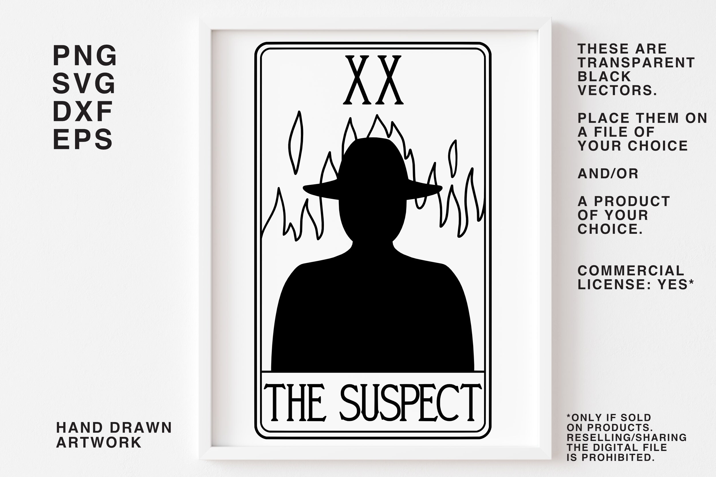 True Crime SVG the Suspect png Svg Dxf Eps - Etsy