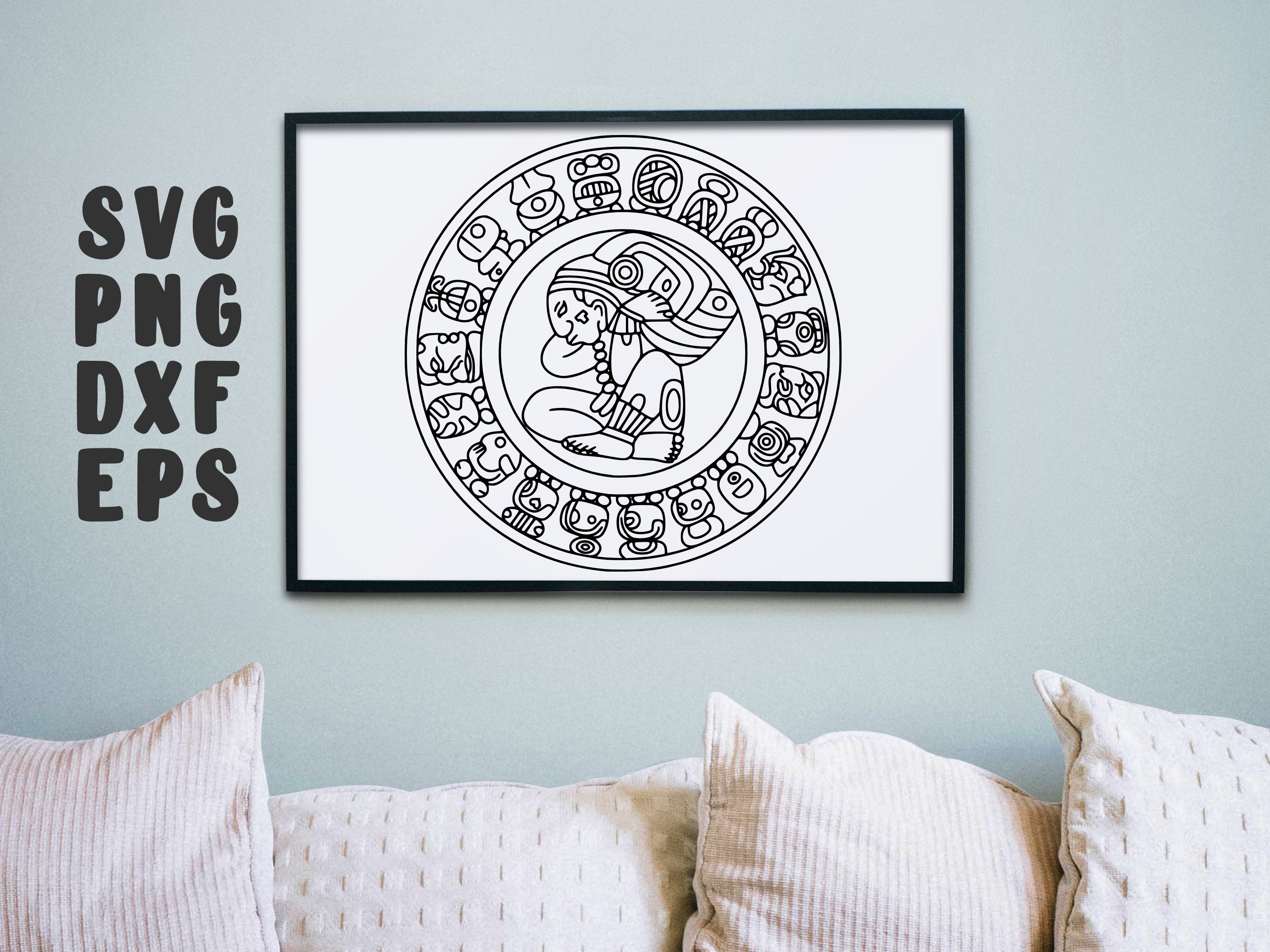 Maya SVG Cut File Aesthetic Printable calcomanía de vinilo - Etsy México