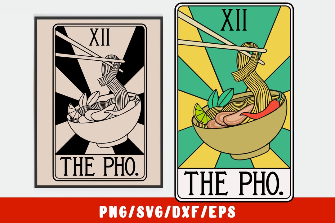 Pho SVG Cut File Ramen Soup Food Asian Restaurant Printable vinyl Decal ...