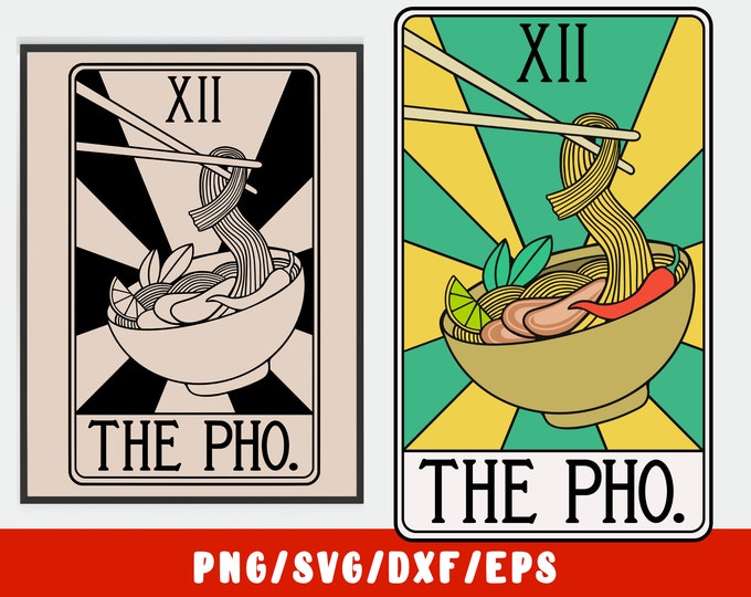 Pho SVG Cut File Ramen Soup Food Asian Restaurant Printable - Etsy