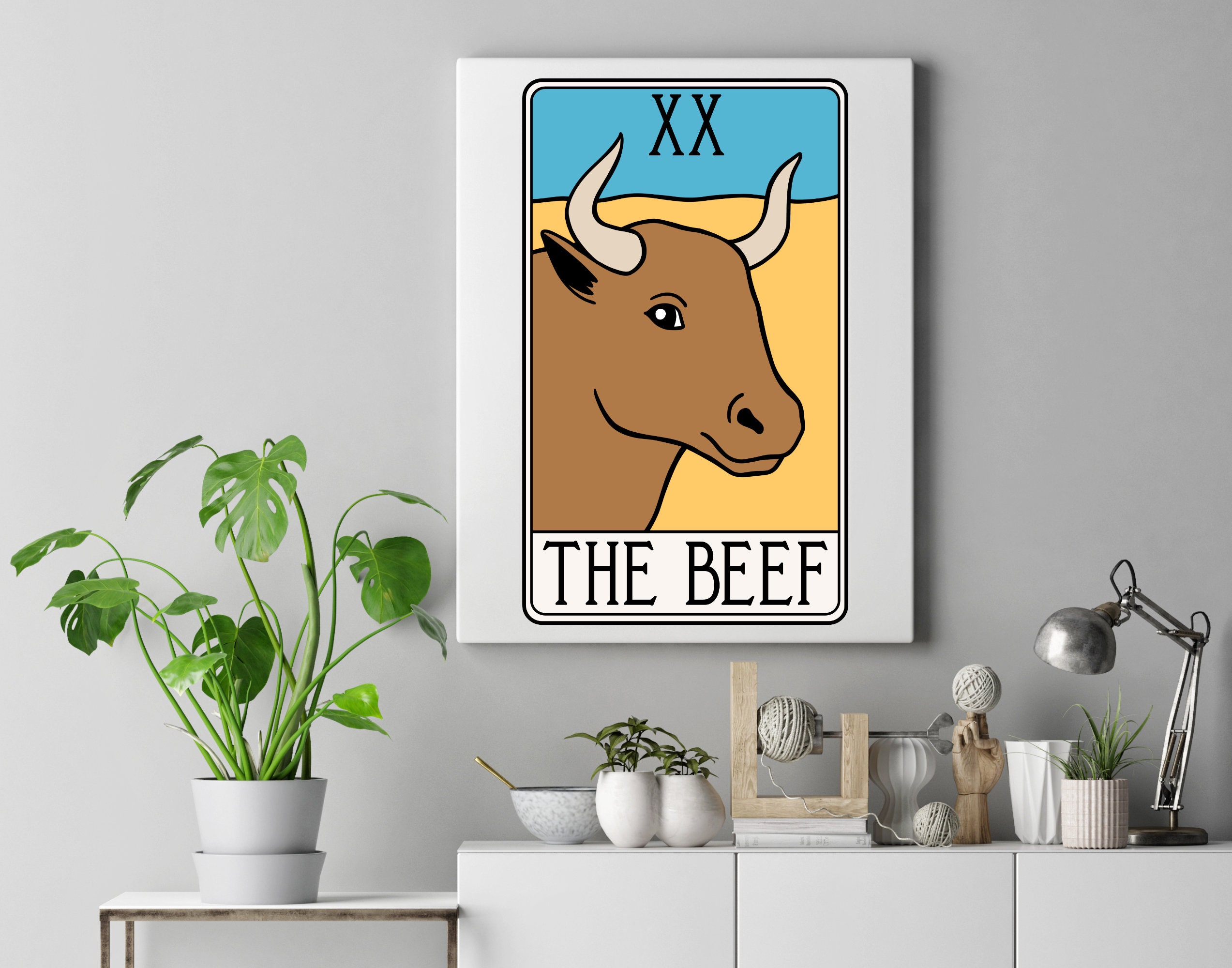 Beef SVG Bull Tarot Card Cow Steak - Etsy