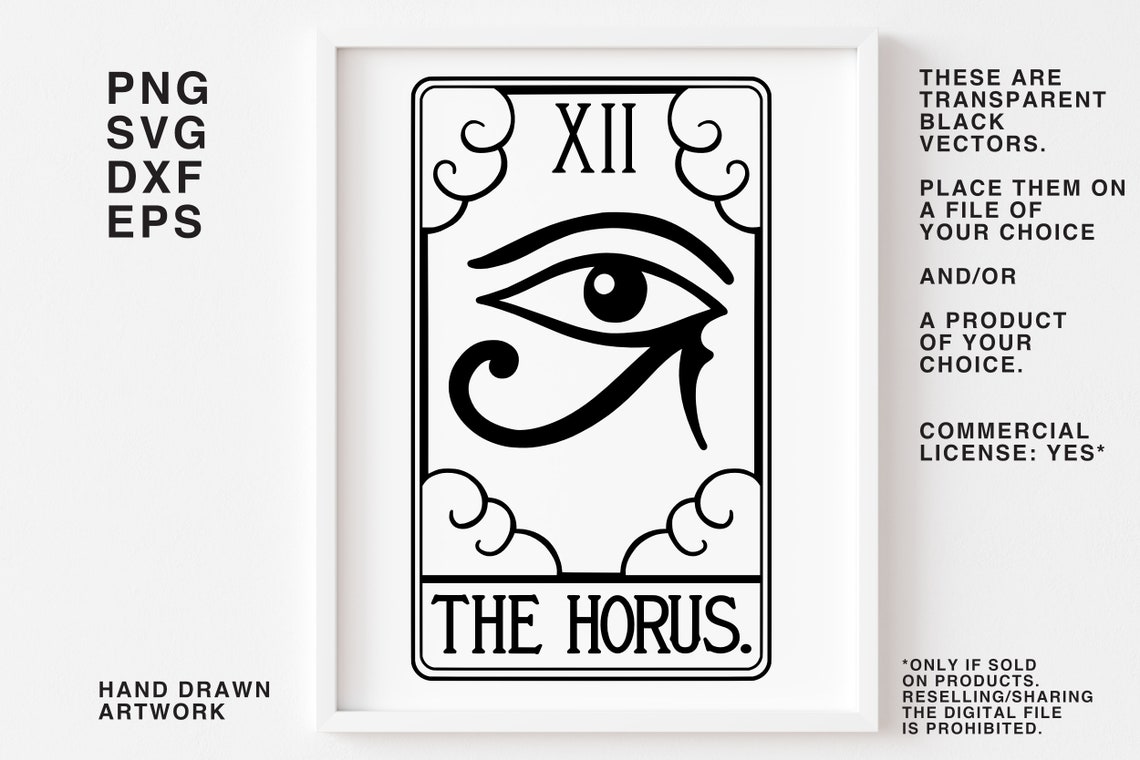 Eye of Horus SVG Egyptian Ra PNG God DXF Egypt Pyramid - Etsy