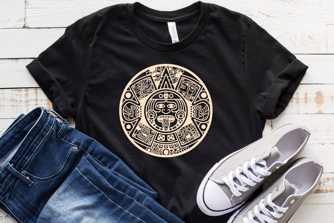 Aztec SVG Cut File Native American Mayan Printable vinyl | Etsy