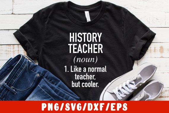 History Teacher SVG Cut File vinyl Decal for Silhouette Cameo - Etsy