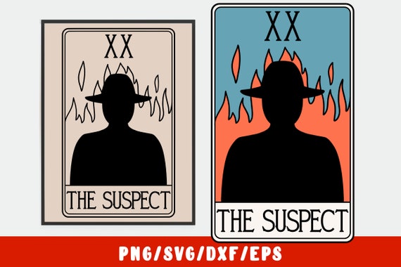 True Crime SVG the Suspect png Svg Dxf Eps - Etsy New Zealand