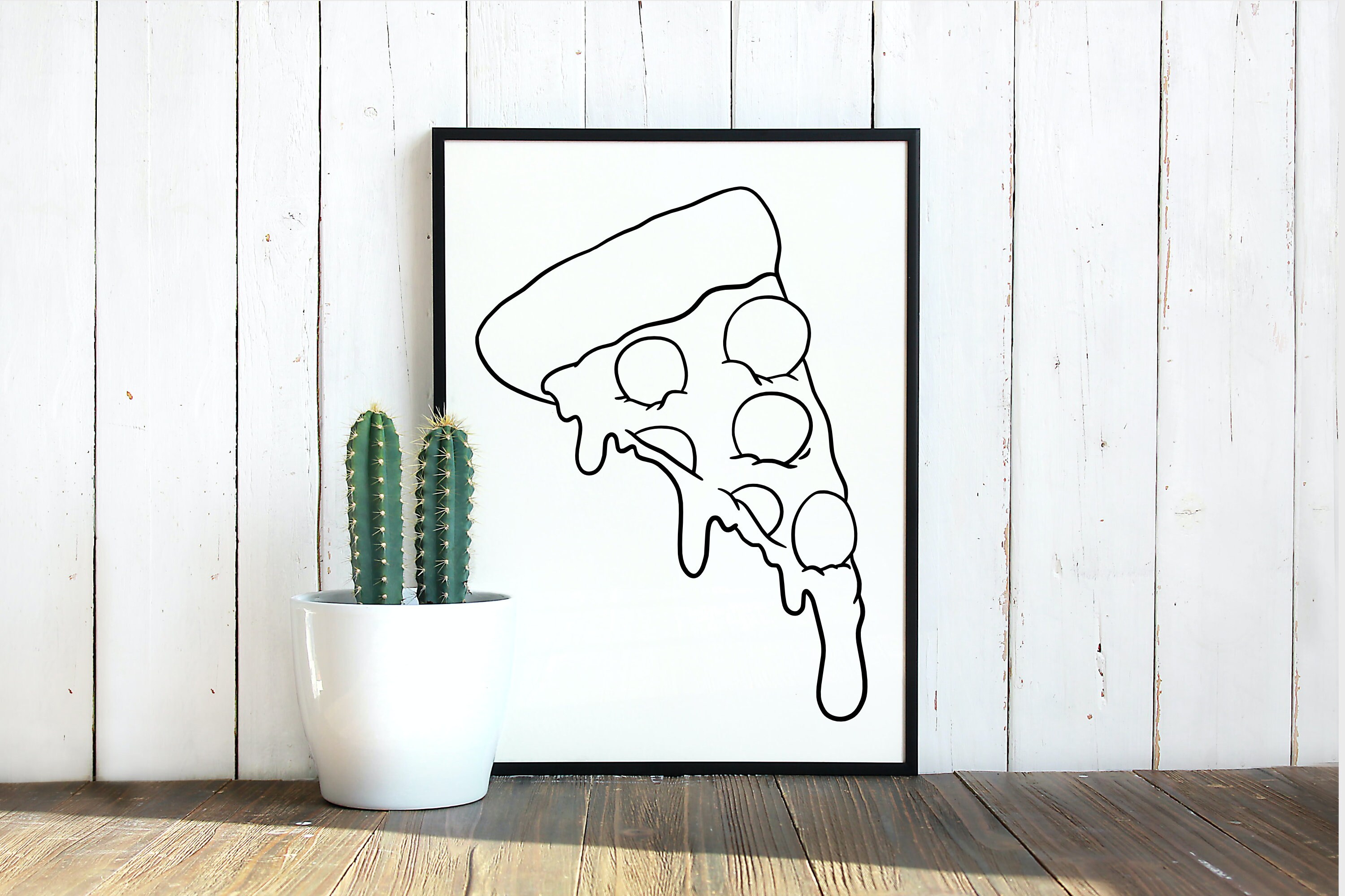 Pizza SVG Cut File Food Restaurant Pizzeria Printable vinyl | Etsy