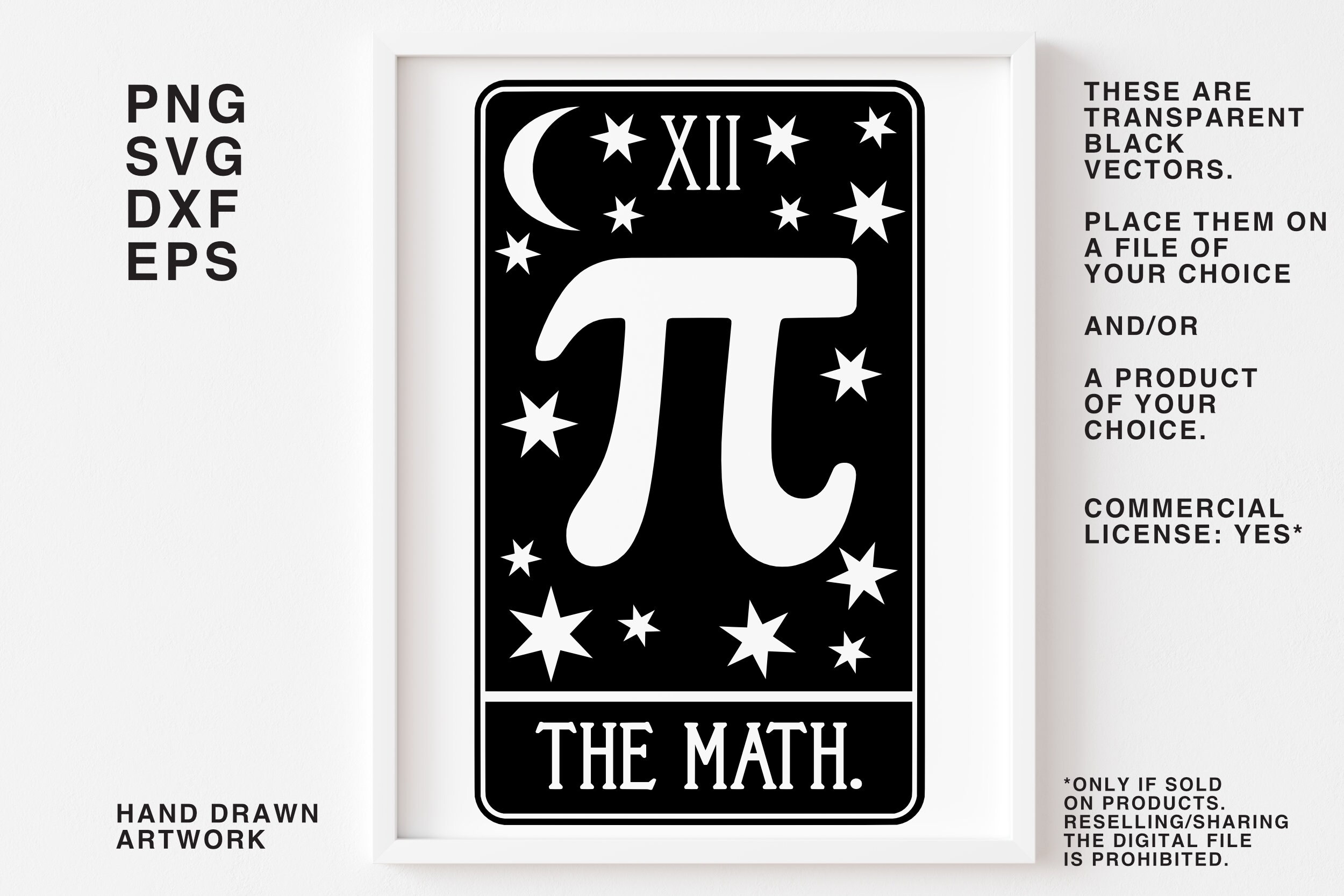 Math SVG Cut File Mathematics Teacher Tarot Card vinyl - Etsy