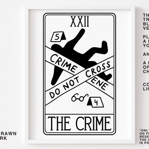 True Crime SVG - Tarot Card (png Svg Dxf Eps) - Etsy