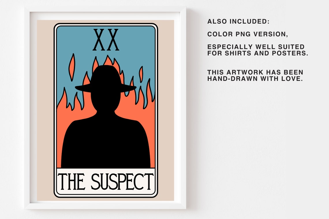 True Crime SVG the Suspect png Svg Dxf Eps - Etsy