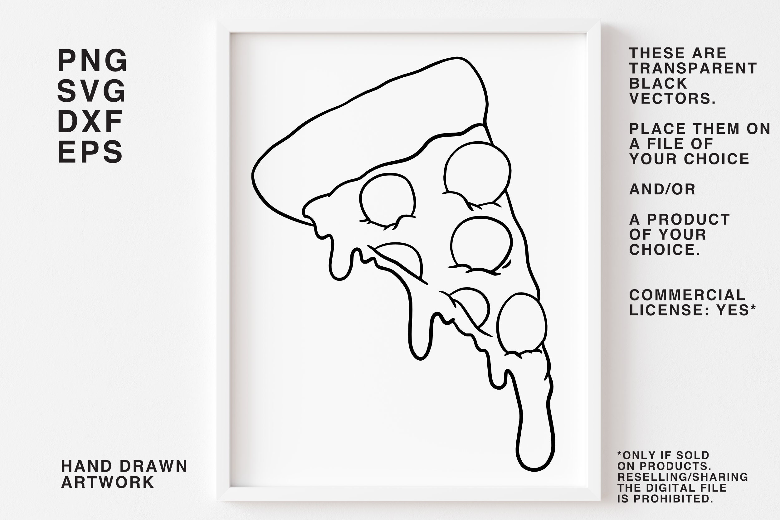 Pizza SVG Cut File Food Restaurant Pizzeria Printable vinyl | Etsy