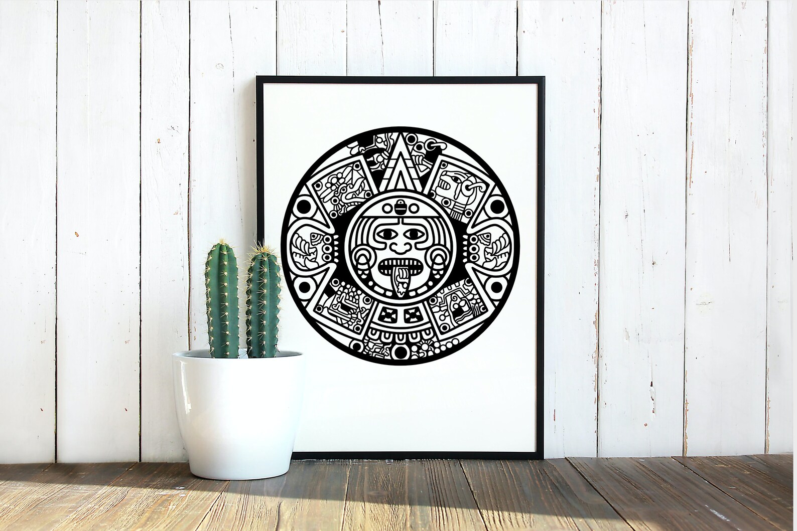 Aztec SVG Cut File Native American Mayan Printable vinyl | Etsy