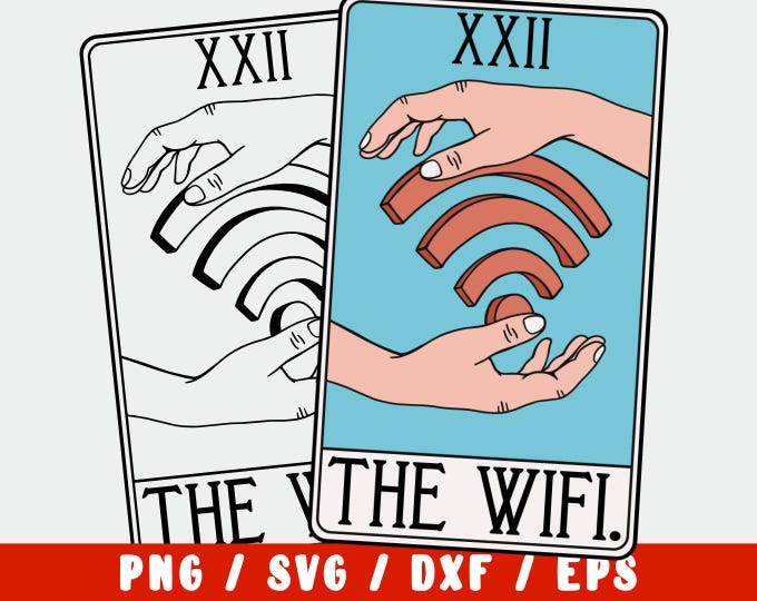 Wifi Sign SVG Bundle DXF JPEG Png, Wifi Password Printable, Wifi for ...