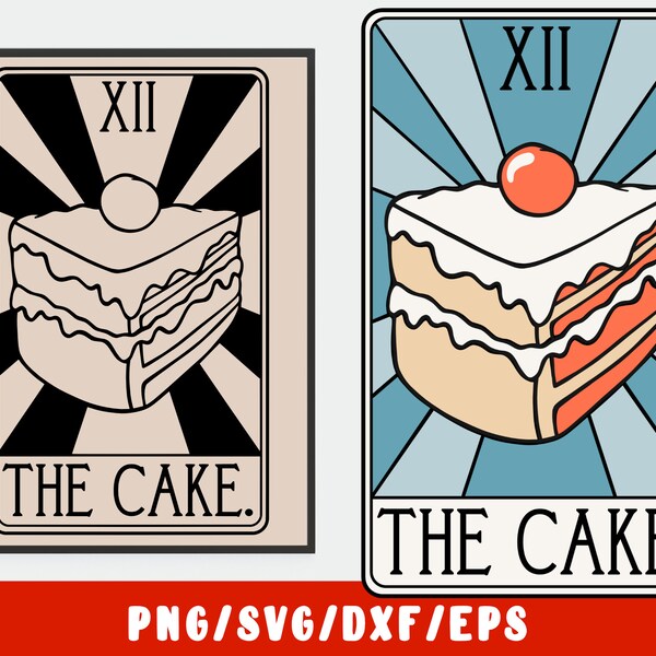 Tarot Card Cake Topper - Etsy